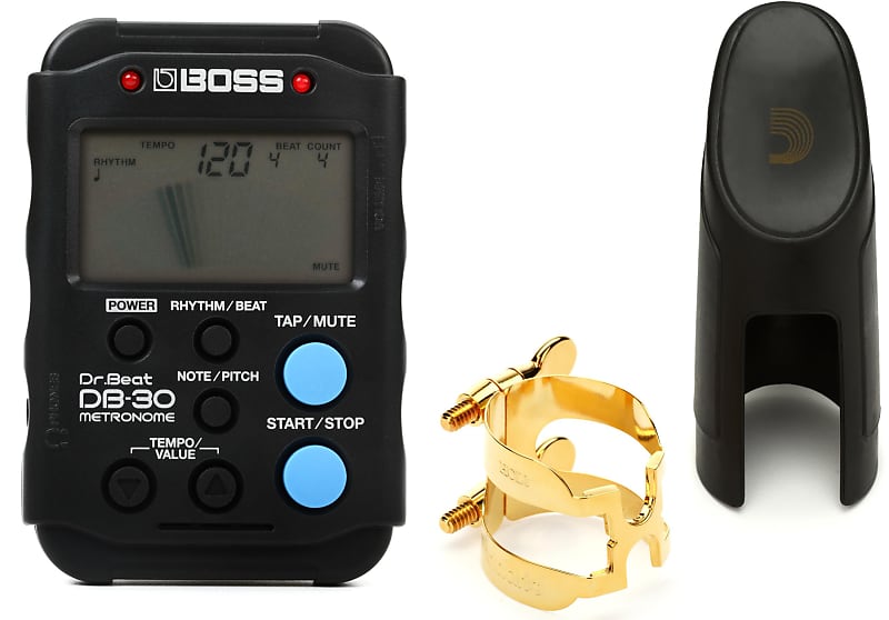 Boss DB-30 Dr. Beat Metronome Bundle with D'Addario HCL1G H | Reverb