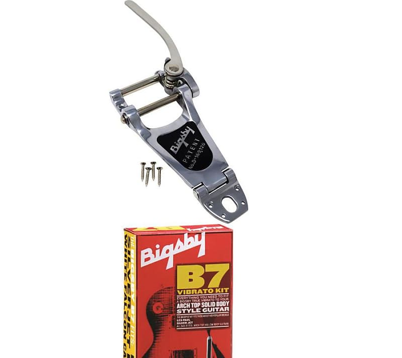 Bigsby B7 Vibrato Tailpiece for Archtop Guitars - Aluminum | Reverb