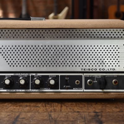 Teisco Checkmate 50 Tube Head 1960's | Reverb Australia