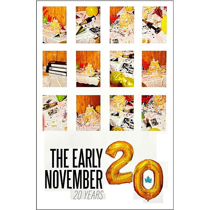 THE EARLY NOVEMBER Twenty 2022 Ltd Ed RARE Tour Poster SAY | Reverb