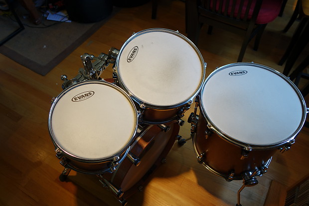 Sonor Designer bebop kit 10/12/14/18 – 1990s – bubinga finish | Reverb