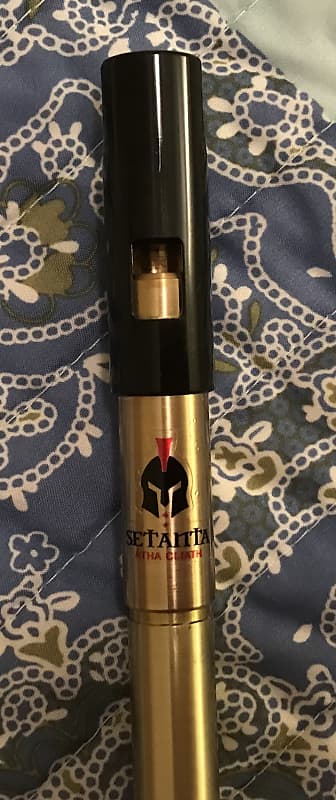 Setanta Soprano Brass Tin Whistle in High D with Pouch | Reverb