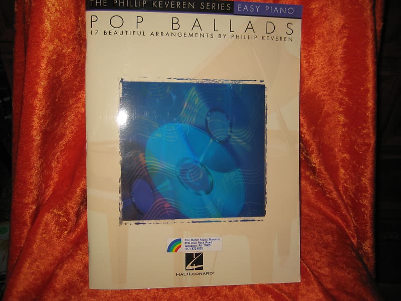 Pop Ballads for Easy Piano by Phillip Keveren 88 Pages | Reverb