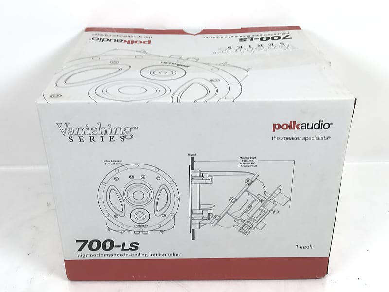 (New) Polk Audio 700-LS 7” Vanishing Series 3-Way In-Ceiling | Reverb