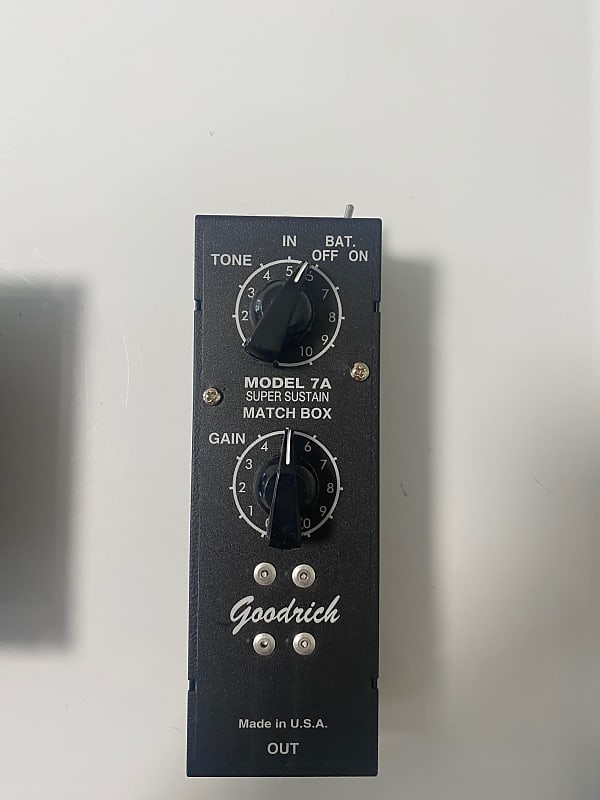 Goodrich Model 7A Matchbox Super Sustainer for Pedal | Reverb Canada