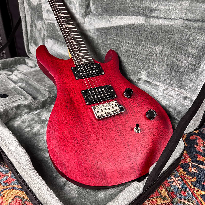 PRS SE CE 24 Standard Satin Vintage Cherry w/Case | Reverb UK