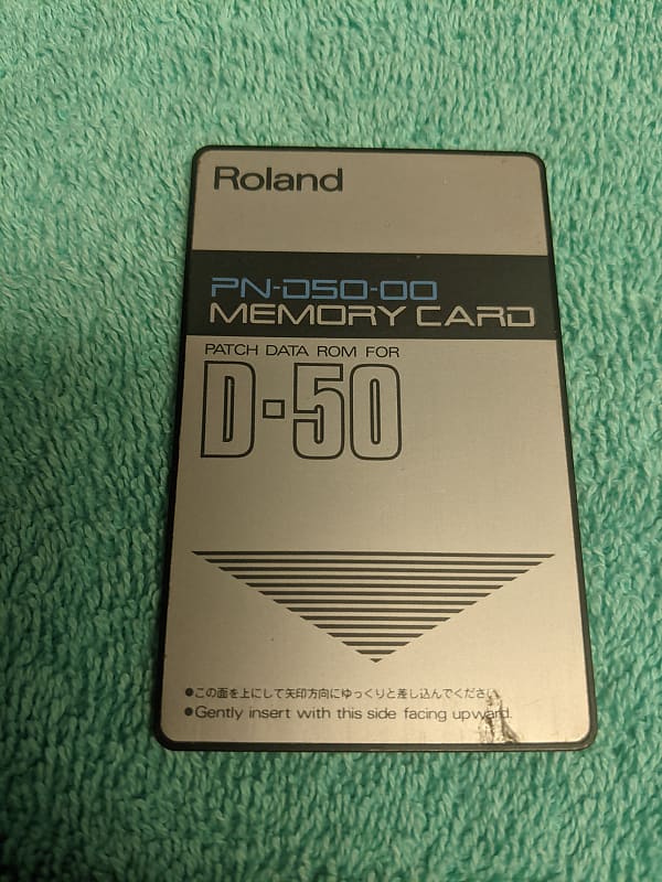 Roland PN-D50-00 Card For D-50 And D-550 | Reverb