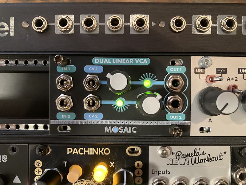Mosaic Dual Linear VCA Eurorack Module | Reverb