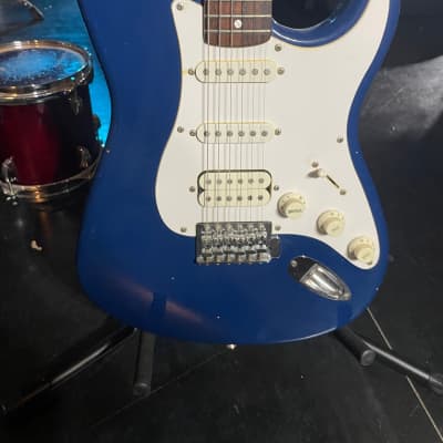 Fender Squier Strat - Blue | Reverb