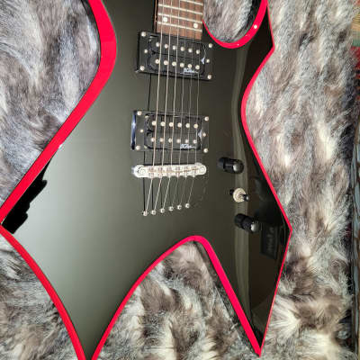 B.C. Rich WARLOCK BLACK/RED | Reverb