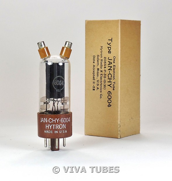 RARE NOS NIB 1950's Hytron JAN-CHY-6004 Vacuum Tube Full Wave | Reverb
