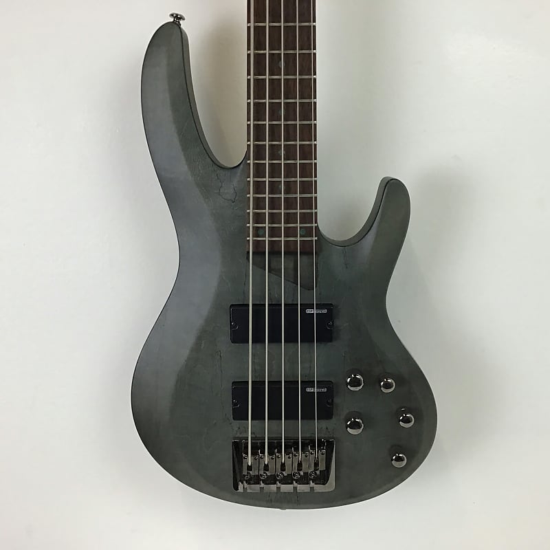 Used LTD B-205 Bass Guitars Silver/Gray | Reverb
