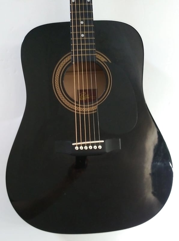Rogue Acoustic Guitar - Black - RA-090-BK | Reverb