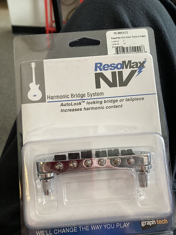 Graph Tech NV2 4mm Tune O Matic Bridge Chrome 2022 | Reverb