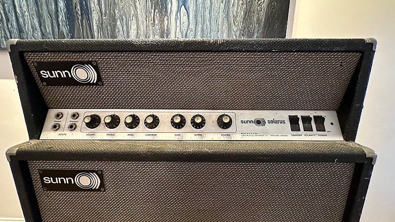 Sunn Solarus 1969 Head and Cab Combo | Reverb