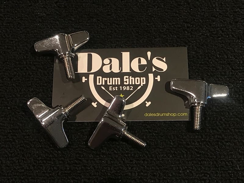 Percussion Plus Drum Hardware Parts 4-Pack 6mm x 15mm Thumb | Reverb