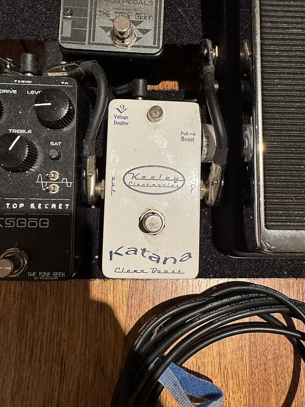 Keeley Katana Clean Boost V1 2006 - 2014 - White | Reverb Australia