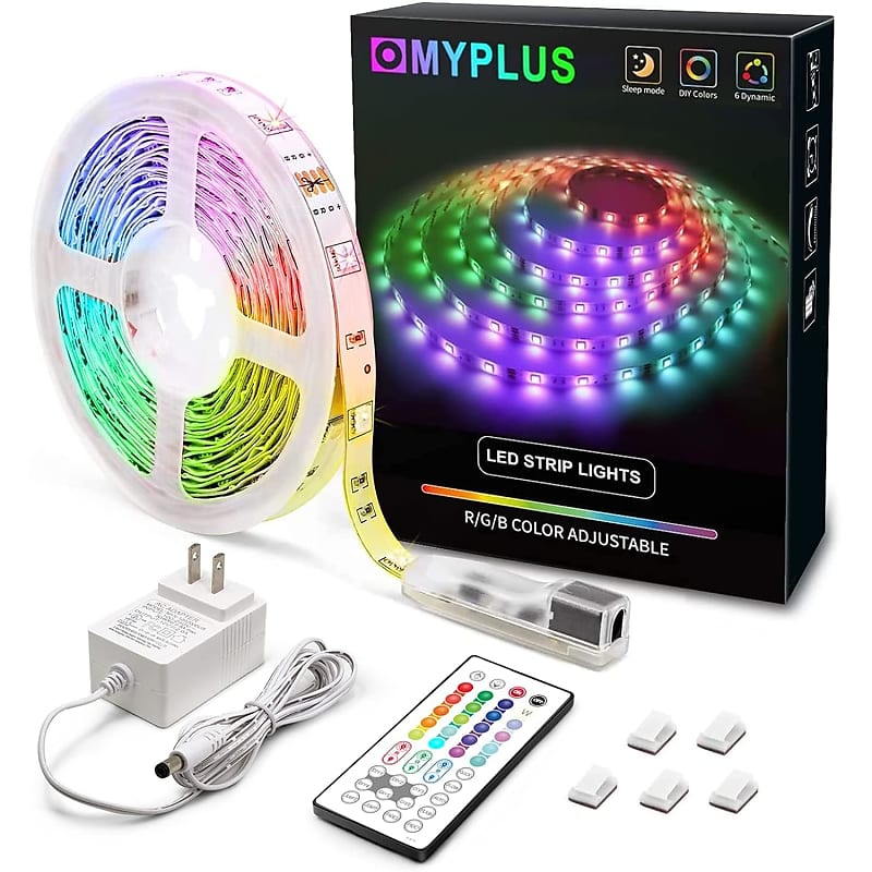 32.8Ft Led Rope Light, Led Strip Lights For Bedroom Color | Reverb