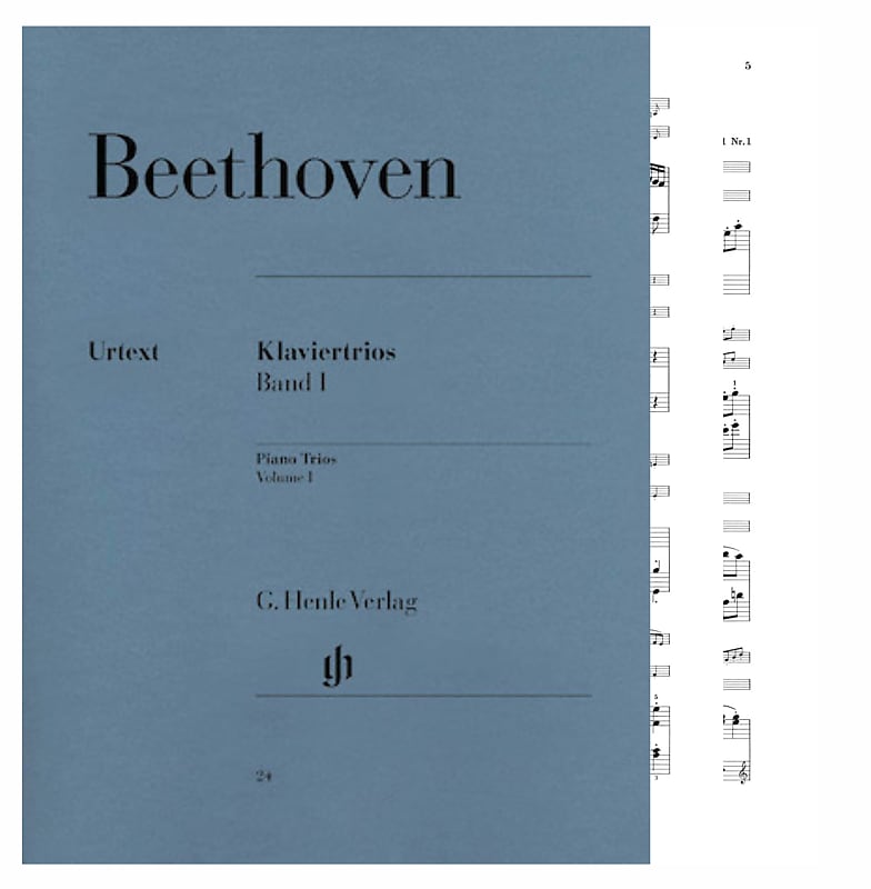 Beethoven Piano Trios Vol. I – Henle Urtext Edition – | Reverb