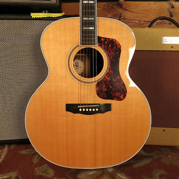 2007 Guild F50R Acoustic Guitar w/OHSC Natural Used | Reverb