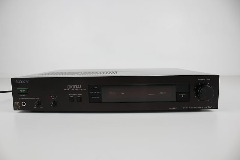 Sony PCM 501 is a digital audio processor | Reverb