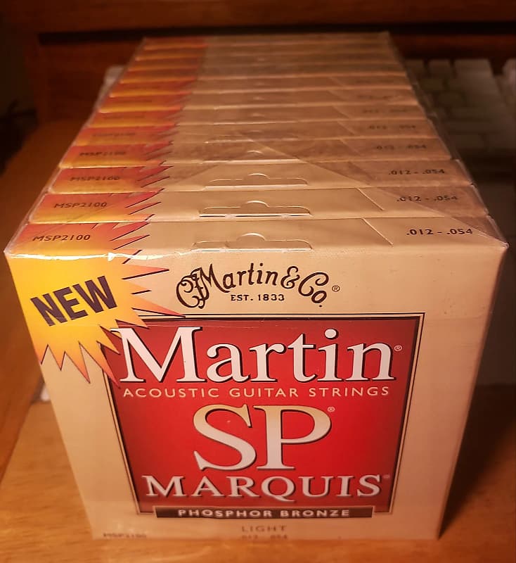 NOS set of 12 Martin SP Marquis Acoustic Guitar Strings | Reverb