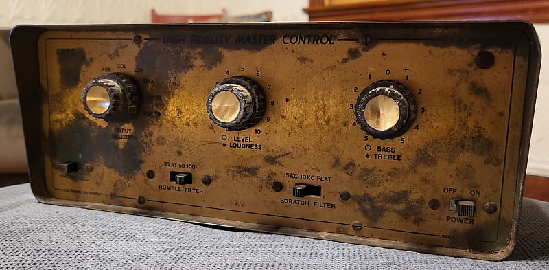 Eico HF-61 preamp high fidelity master control 1959 | Reverb