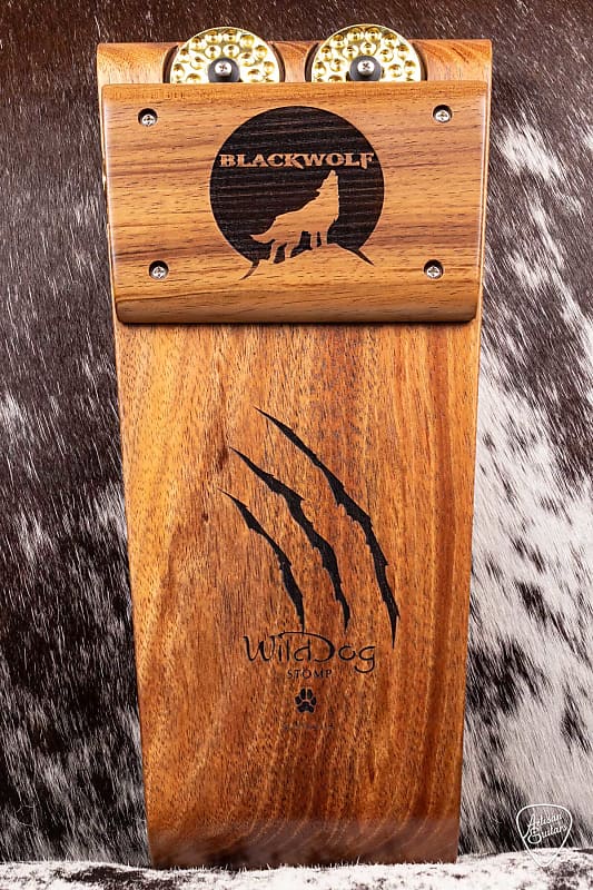 Wild Dog Blackwolf Stomp Box with Jingles - 1151025 | Reverb