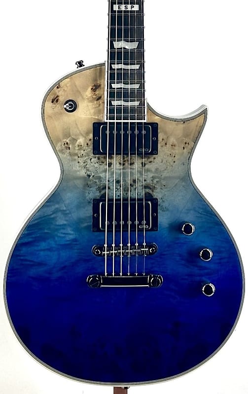 ESP E-II Eclipse Electric Guitar - Blue Natural Fade Ser#: | Reverb