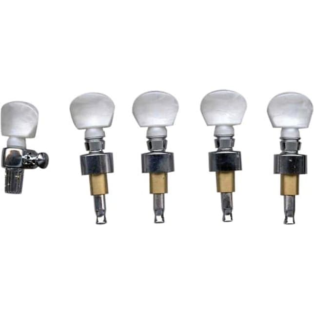 Custom Eagle Banjo Machine Heads 5 String Chrome BJ5 | Reverb