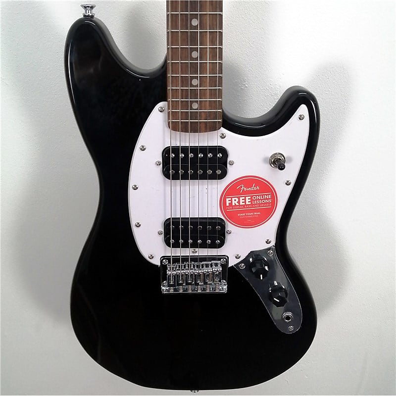 Squier Bullet Mustang Electric Guitar Black B-Stock | Reverb España