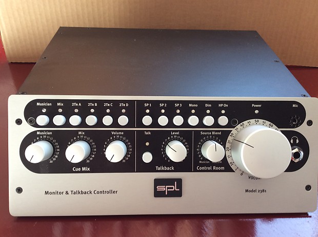 SPL MTC 2381 2016 Silver / Black | Reverb