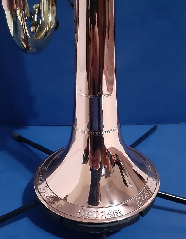 Getzen SUPER DELUXE TRUMPET Silver/Copper/Brass Trumpet | Reverb