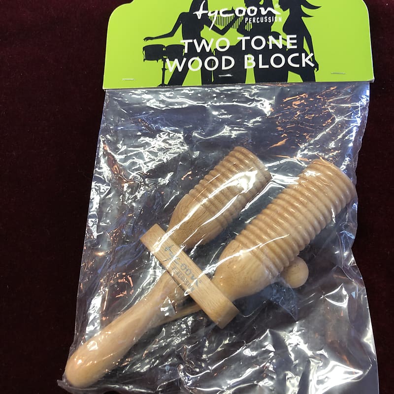 Tycoon Two Tone Wood Block | Reverb