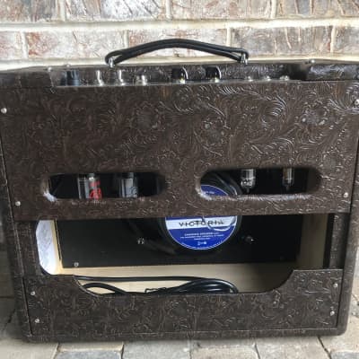 Victoria Ivy League 5F10 Style Circuit- Brown Western Tolex | Reverb