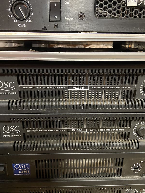 QSC PL236 power amplifier 1100watts per channel | Reverb