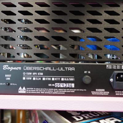 Bogner Uberschall Ultra Mk2 KT-88 Pink Tolex 150-watt Tube | Reverb
