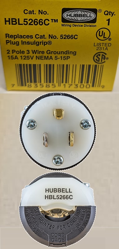 HUBBELL HBL5266C Brand New & Genuine HUBBELL Ships FREE to US | Reverb