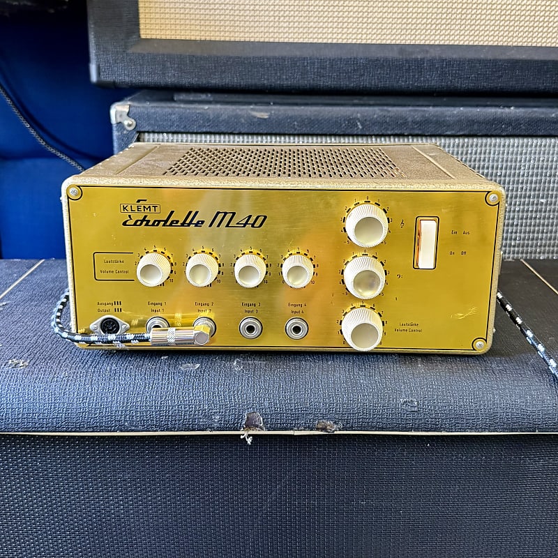 Klemt Echolette M40 c 1960 - Gold original vintage Beatles | Reverb