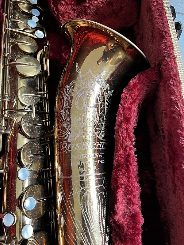 Vintage Buescher Big B aristocrat Tenor Saxophone original | Reverb
