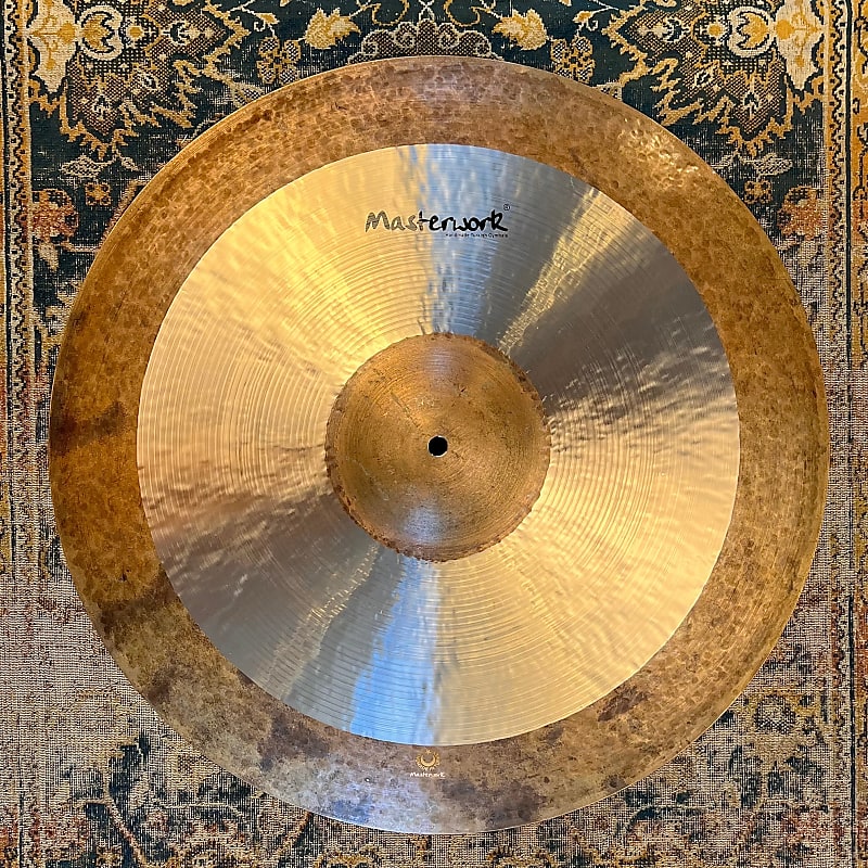 Smoky 1/2 Lathe Masterwork 22” Prototype THIN Ride Crash 2128 | Reverb