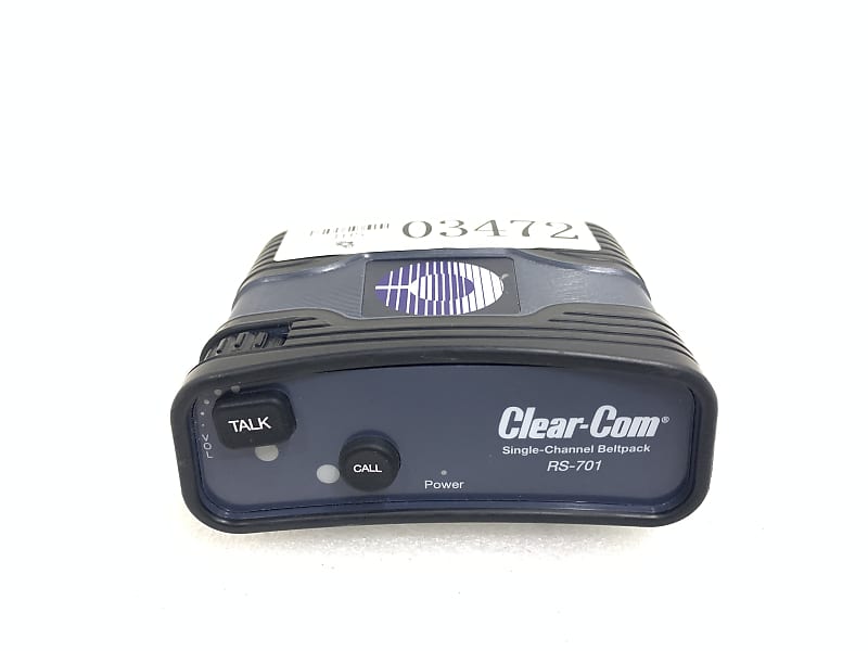 Clear-Com RS-701 Single Channel Beltpack #03472 | Reverb
