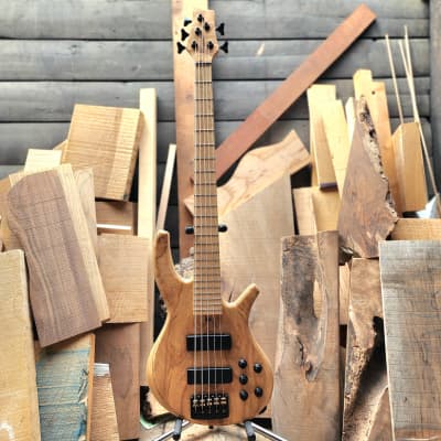 Overwater Progress Series IV Custom 5 string - Natural | Reverb UK