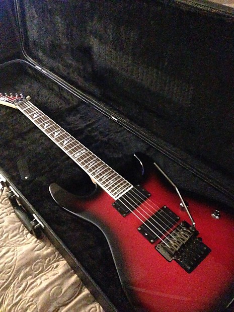 ESP Ltd M330r Black And Red | Reverb
