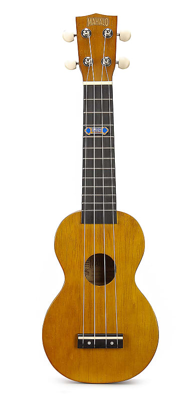 Mahalo MK1-PWTBR Kahiko Plus Soprano Ukulele. Wide Neck Trans | Reverb