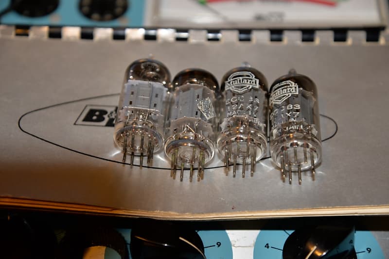 Vintage 4 Tube 12AX7 Lot Tested Telefunken RCA Mullard | Reverb