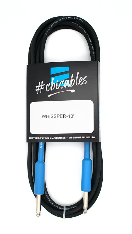 CBI Cables WHISSPER INSTRUMENT CABLE 6FT SWITCHCRAFT | Reverb
