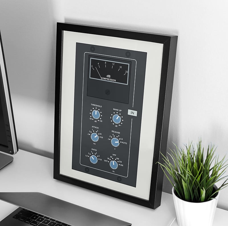 Compressor Module Print - Music Producer Poster, SSL Studio | Reverb