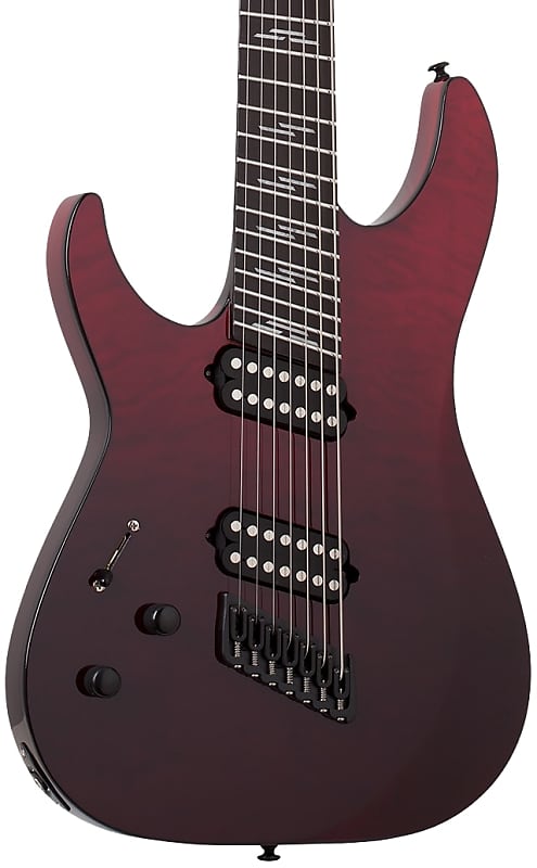 Schecter Reaper-7 Elite Multiscale Electric Guitar. Left | Reverb
