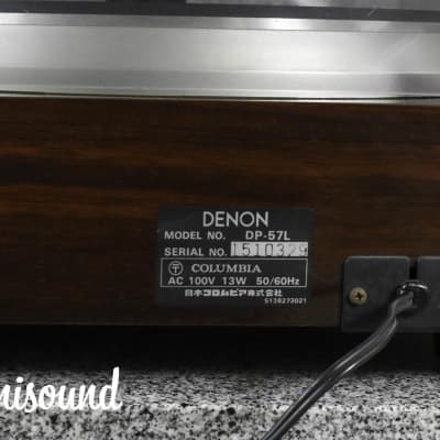 Denon DP-57L Direct Drive Turntable in Very Good Condition | Reverb